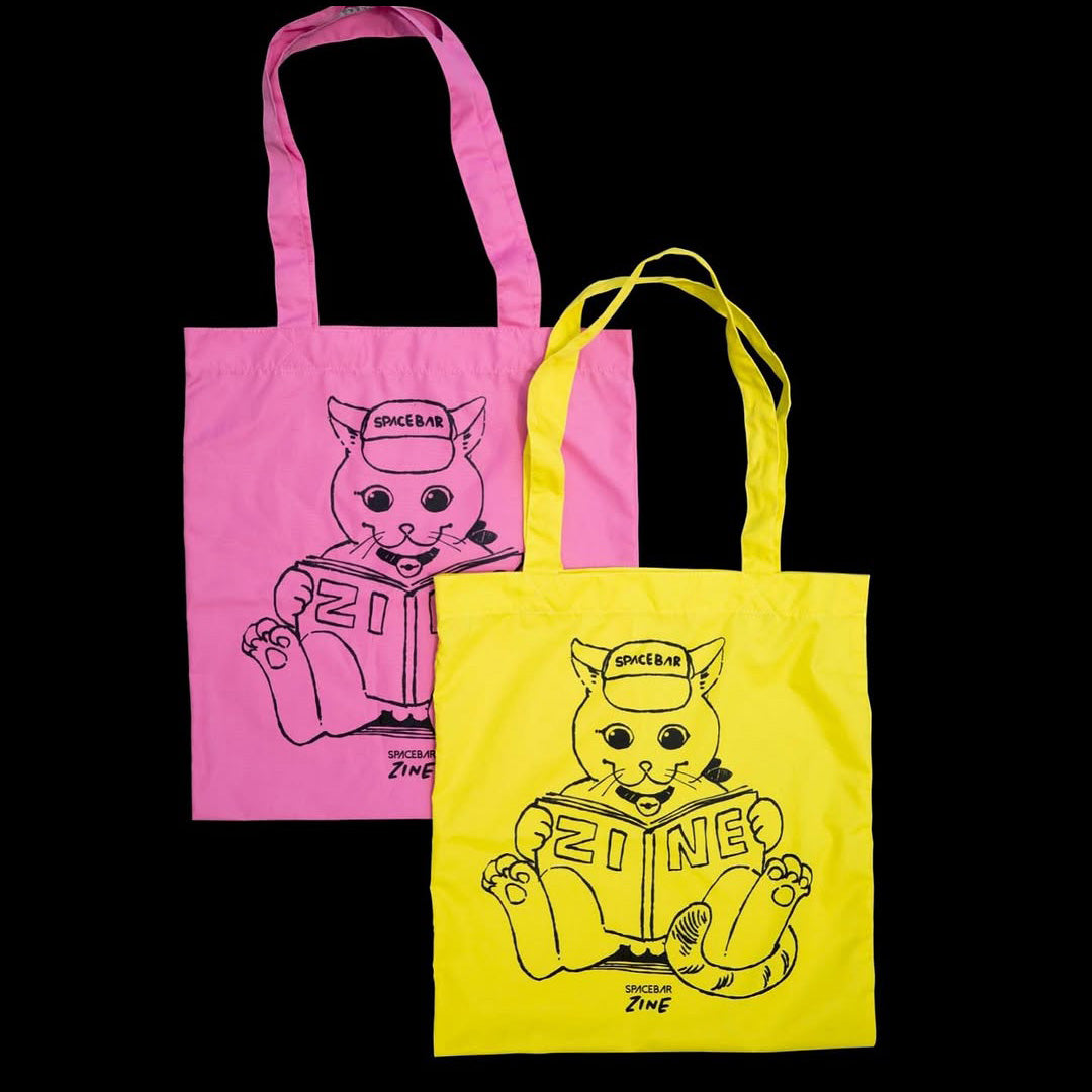 SPACEBAR ZINE Official Goods : Cat Tote Bag